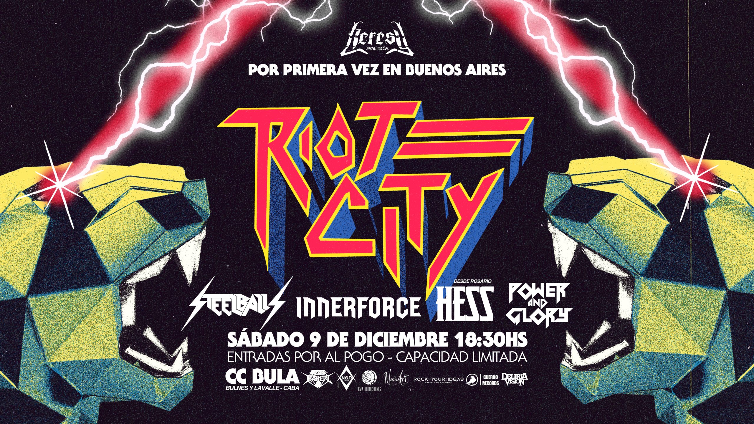 RIOT CITY LLEGA A BUENOS AIRES - Metal Eterno Producciones 🤘💀