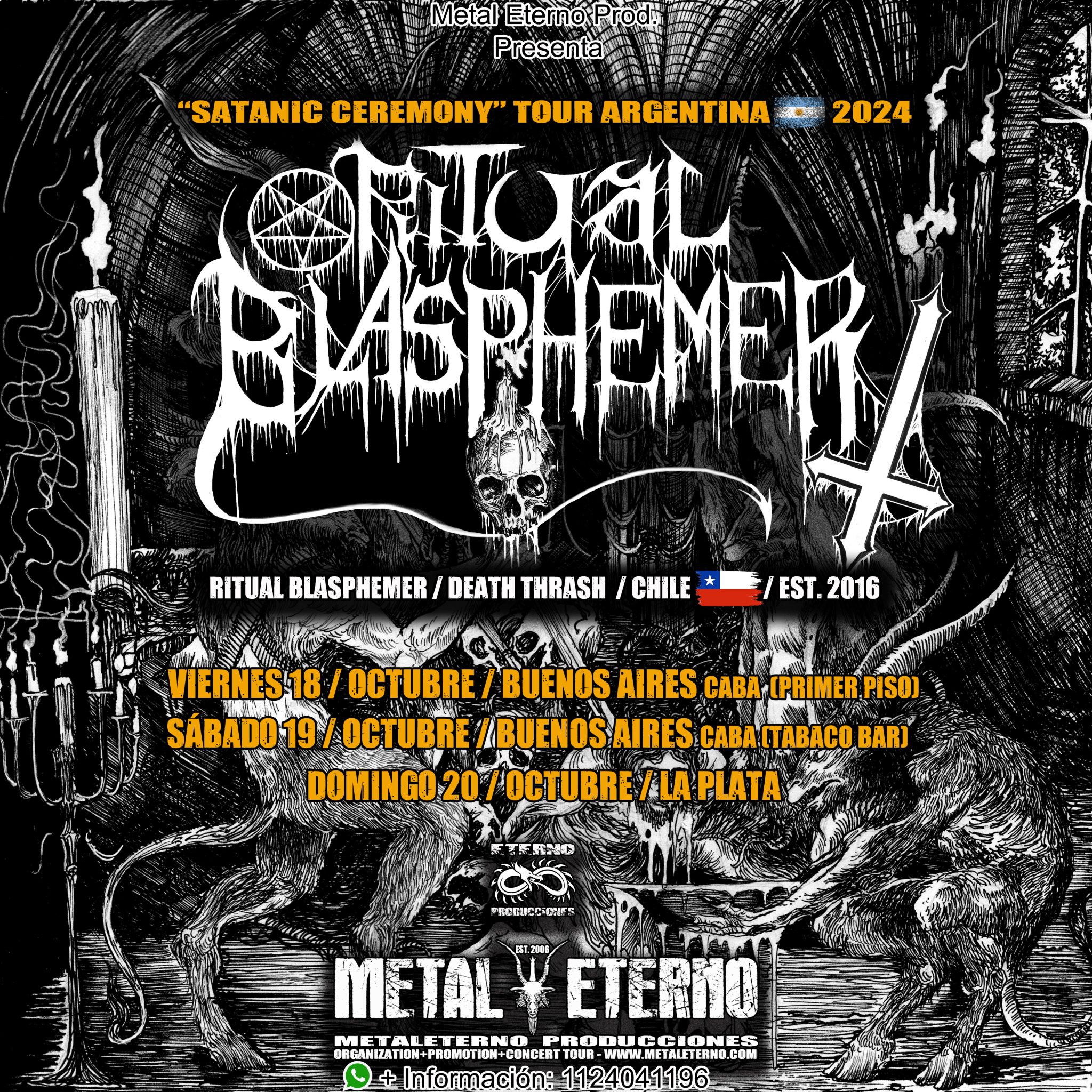 Metal Eterno te trae a Ritual Blasphemer desde Chile - Metal Eterno ...