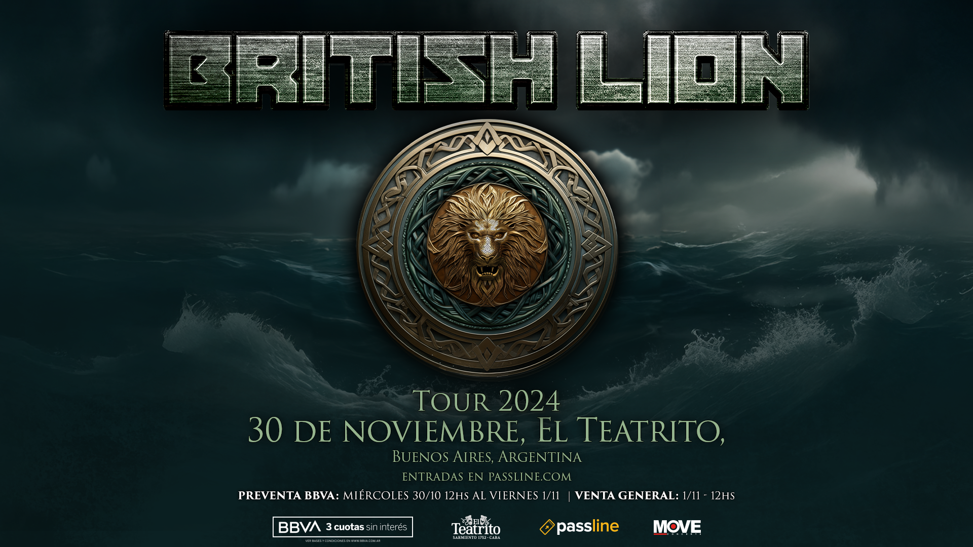 BRITISH LION ANUNCIA NUEVAS FECHAS - Metal Eterno Producciones 🤘💀