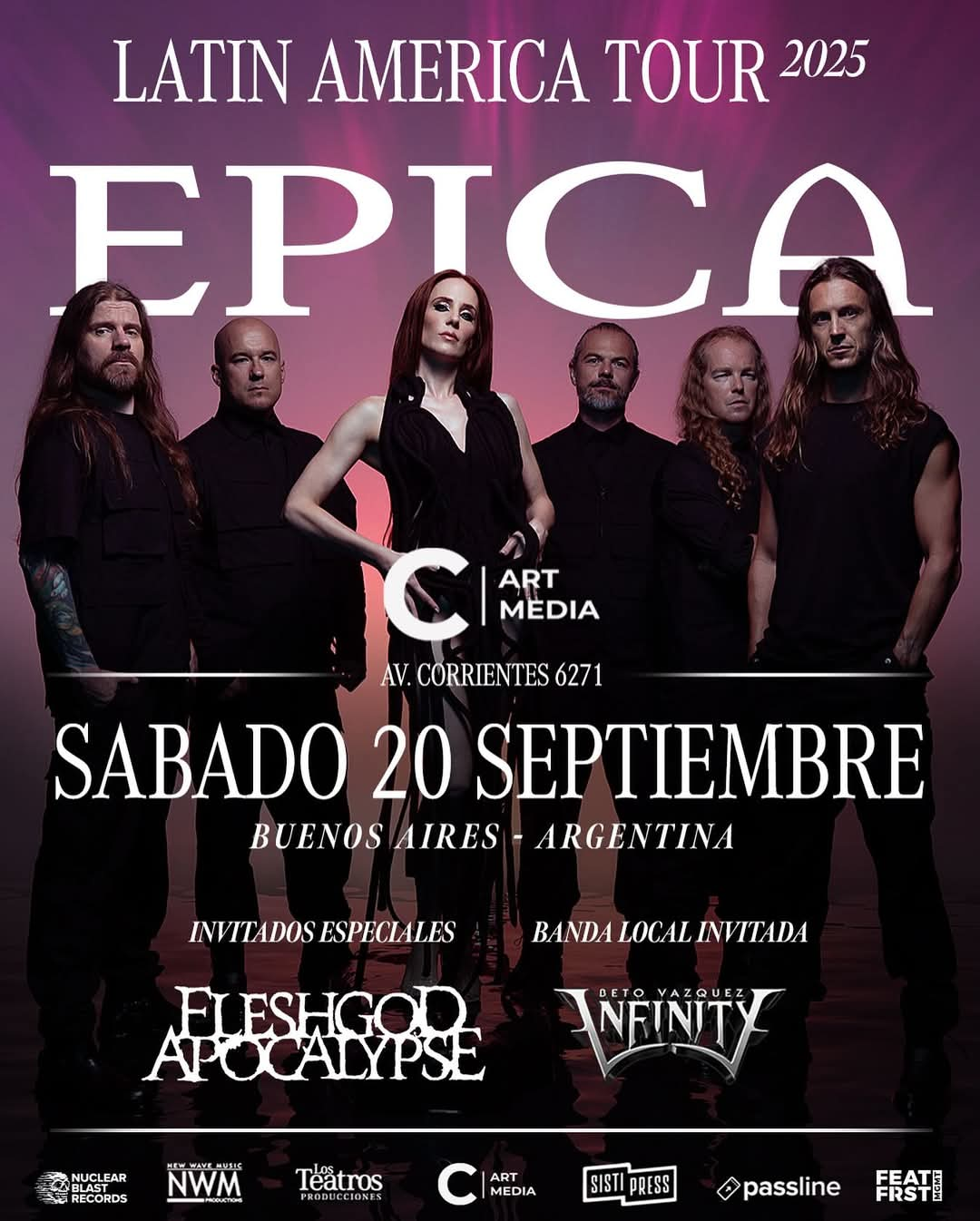 EPICA regresa a Argentina! La visita será el sábado 20 de septiembre ...