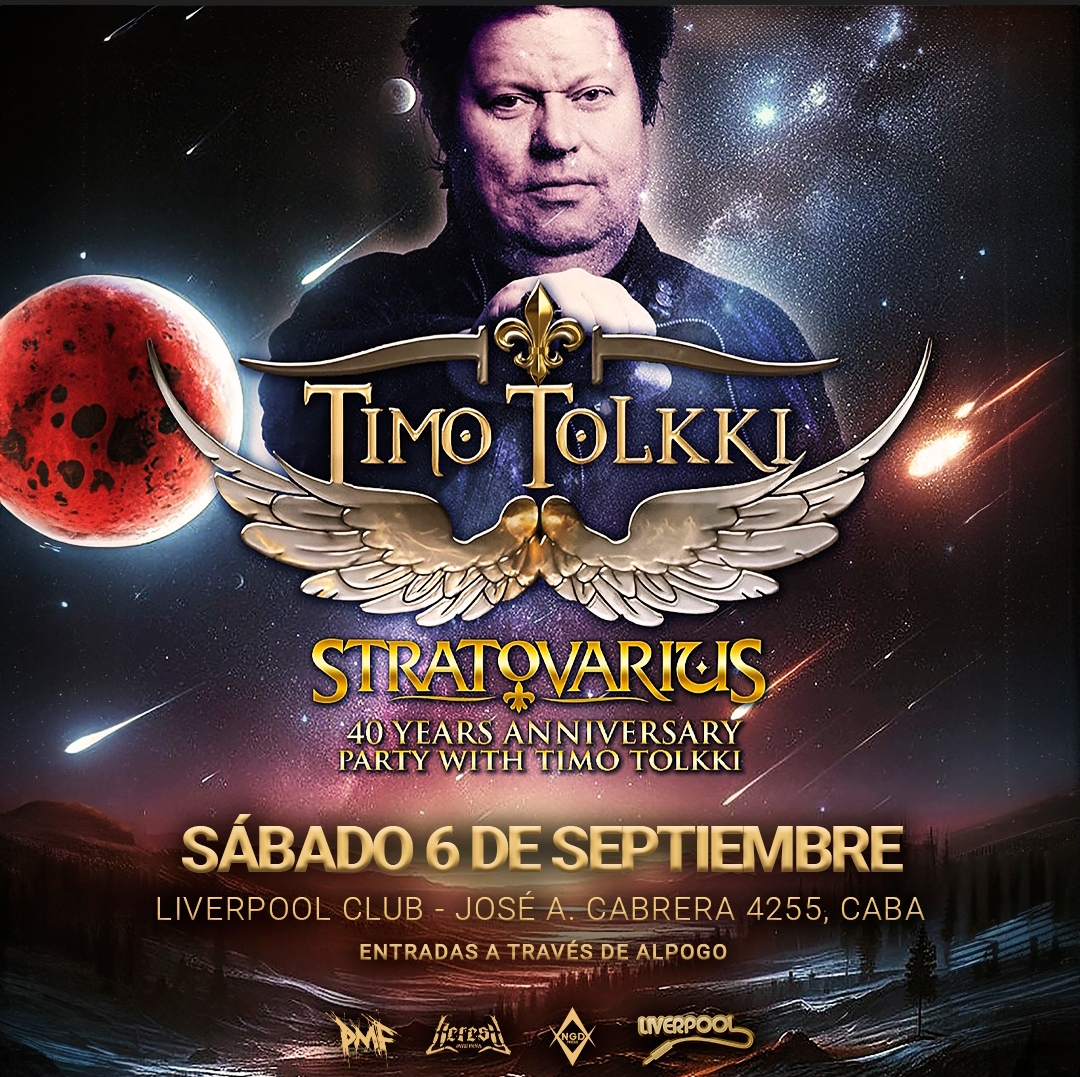 TIMO TOLKKI en CAPITAL FEDERAL - Metal Eterno Producciones 🤘💀