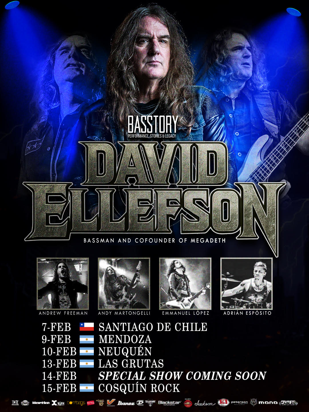 DAVID ELLEFSON en Argentina y Chile 2026!! - Metal Eterno Producciones 🤘💀